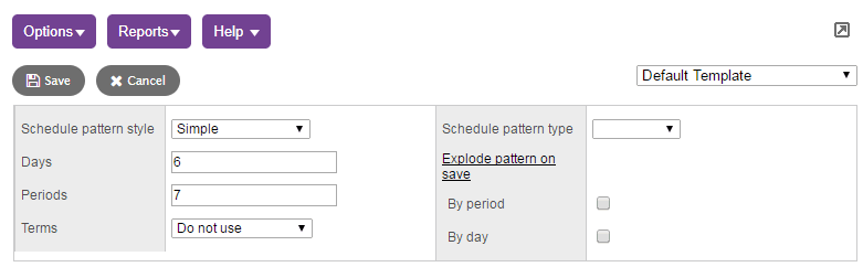 Defining Schedule Patterns